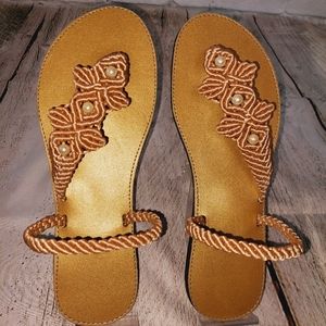 Handmade | Shoes | Handmade Macrame Sandals Beautiful Embellishment ...